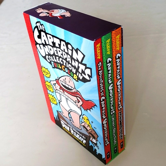 Scholastic | Other | Captain Underpants Collection In Full Color Boxed ...